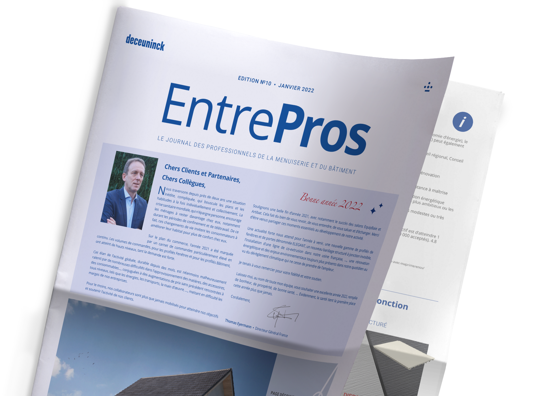 Découvrez le dernier numéro d'EntrePros | Deceuninck