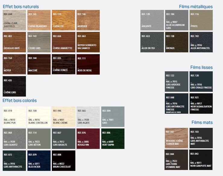 Collection couleur bardage PVC | Deceuninck